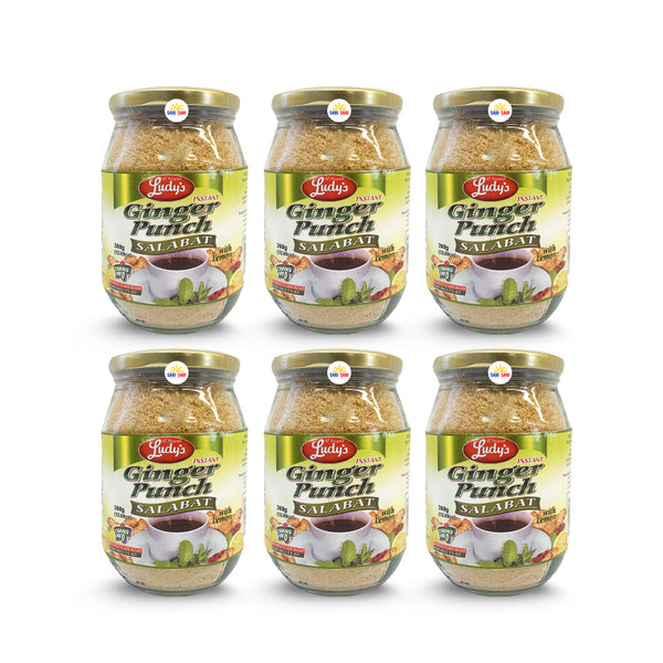 Ludy's Instant Ginger Brew Salabat Tea with Lemon 360g, Pack of 6 ...